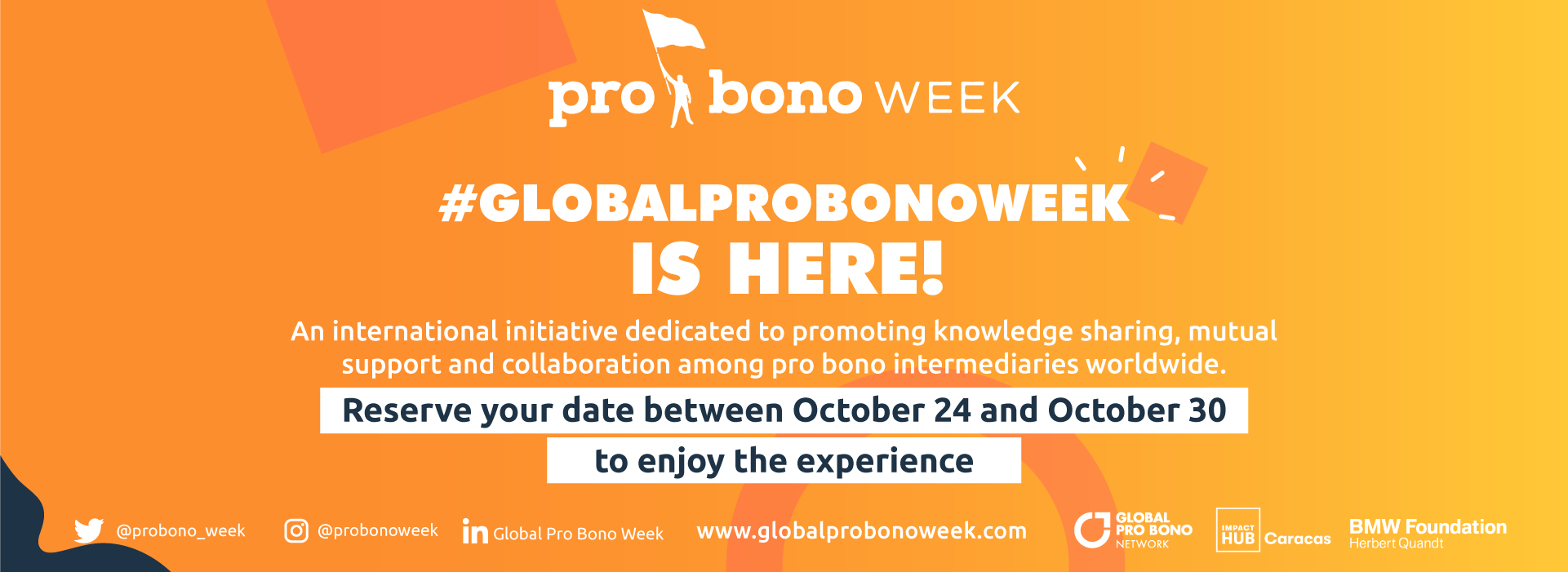 GLOBAL PRO BONO WEEK 24-30 October 2021 | Global Pro Bono Network